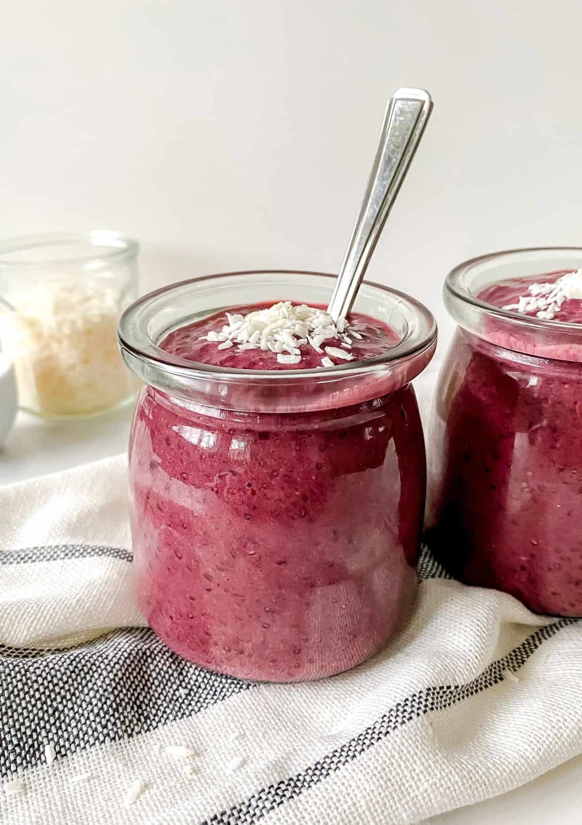 Cherry Chia Pudding - Through The Fibro Fog