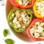 Wild Rice Stuffed Peppers - Through The Fibro Fog