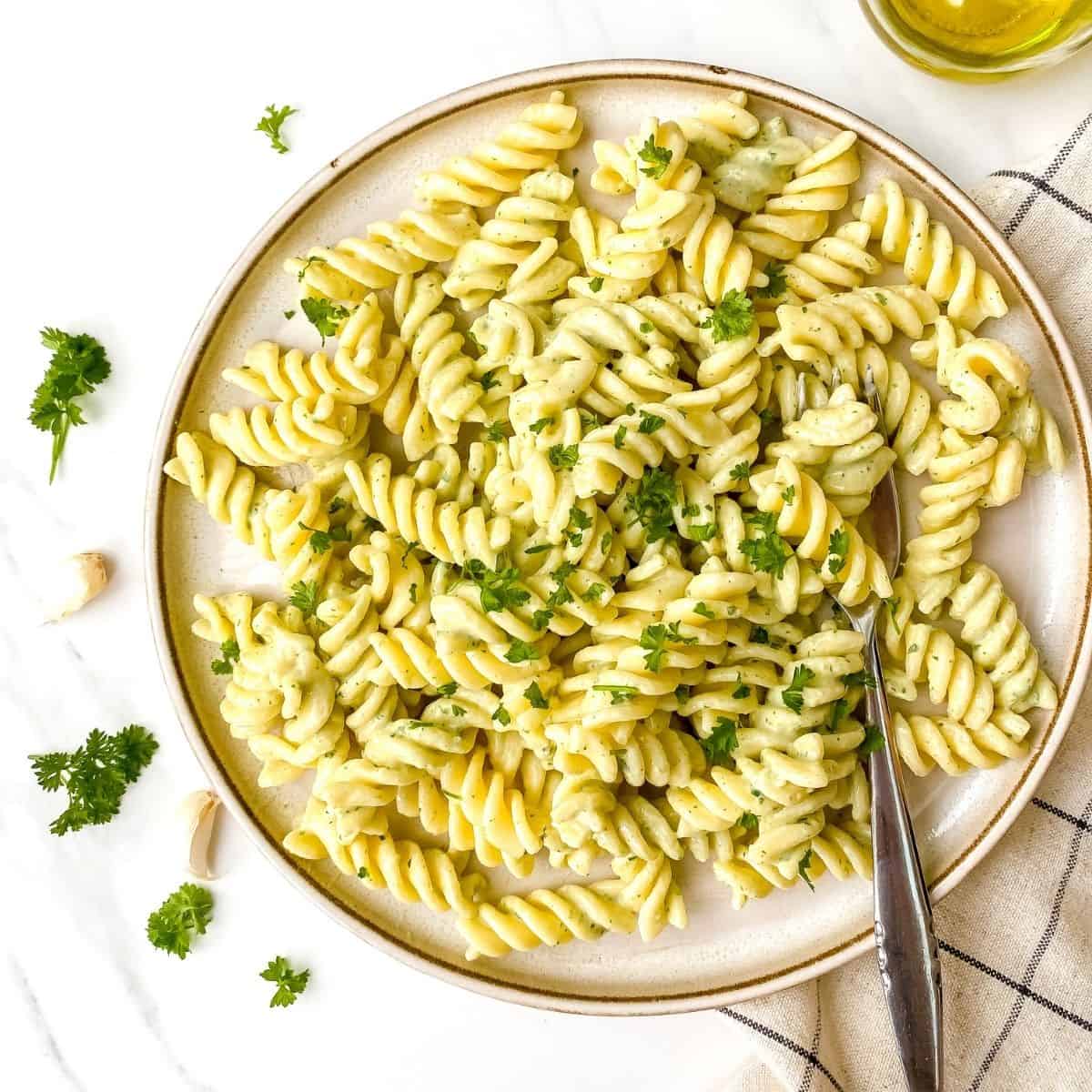 Tahini Pasta Sauce - Through The Fibro Fog