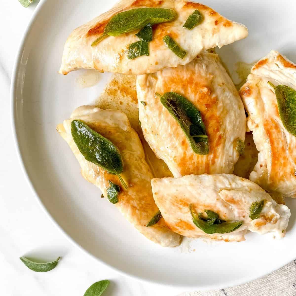 Brown Butter and Sage Chicken - Through The Fibro Fog