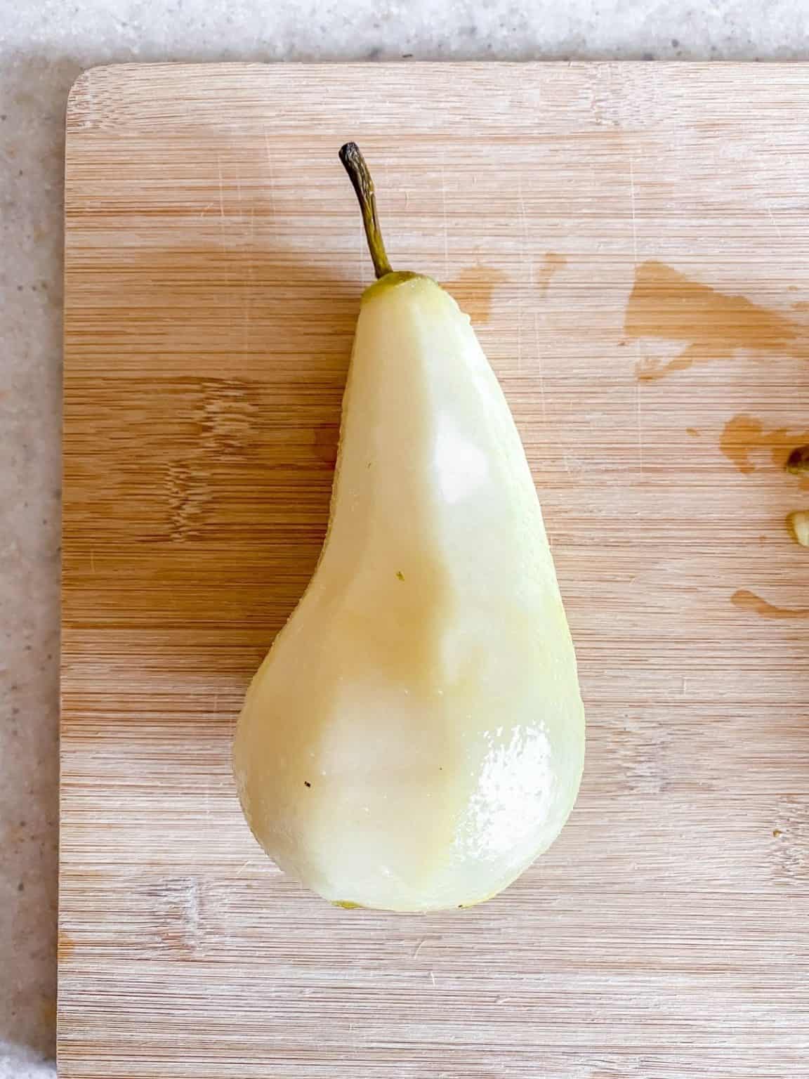 Spiced Poached Pears (Without Wine) - Through The Fibro Fog