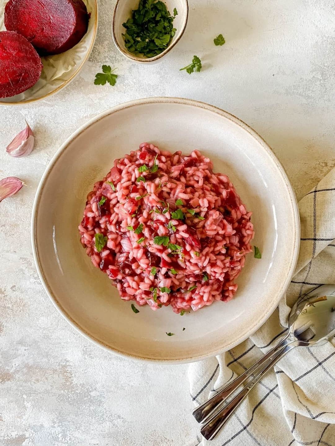 Vegan Beetroot Risotto - Through The Fibro Fog