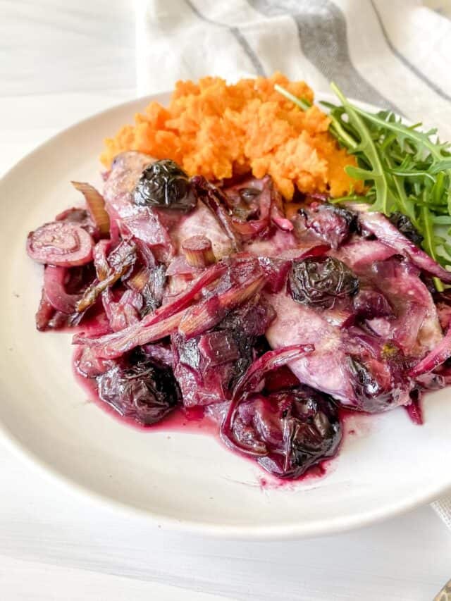 Blueberry Chicken - Through The Fibro Fog