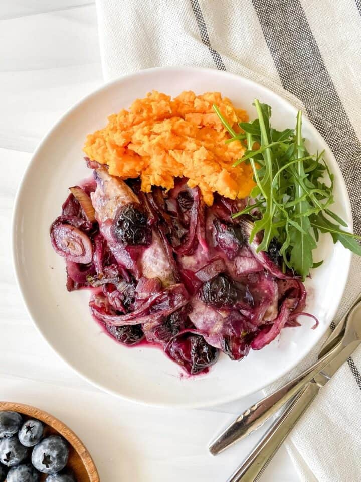 Blueberry Chicken - Through The Fibro Fog