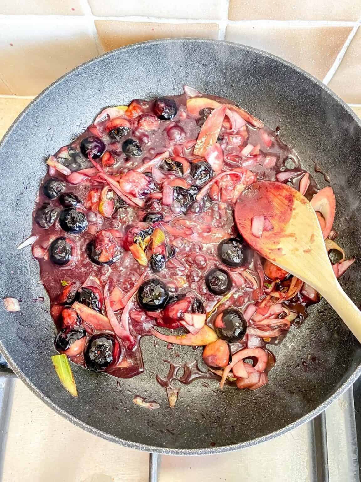 Blueberry Chicken - Through The Fibro Fog