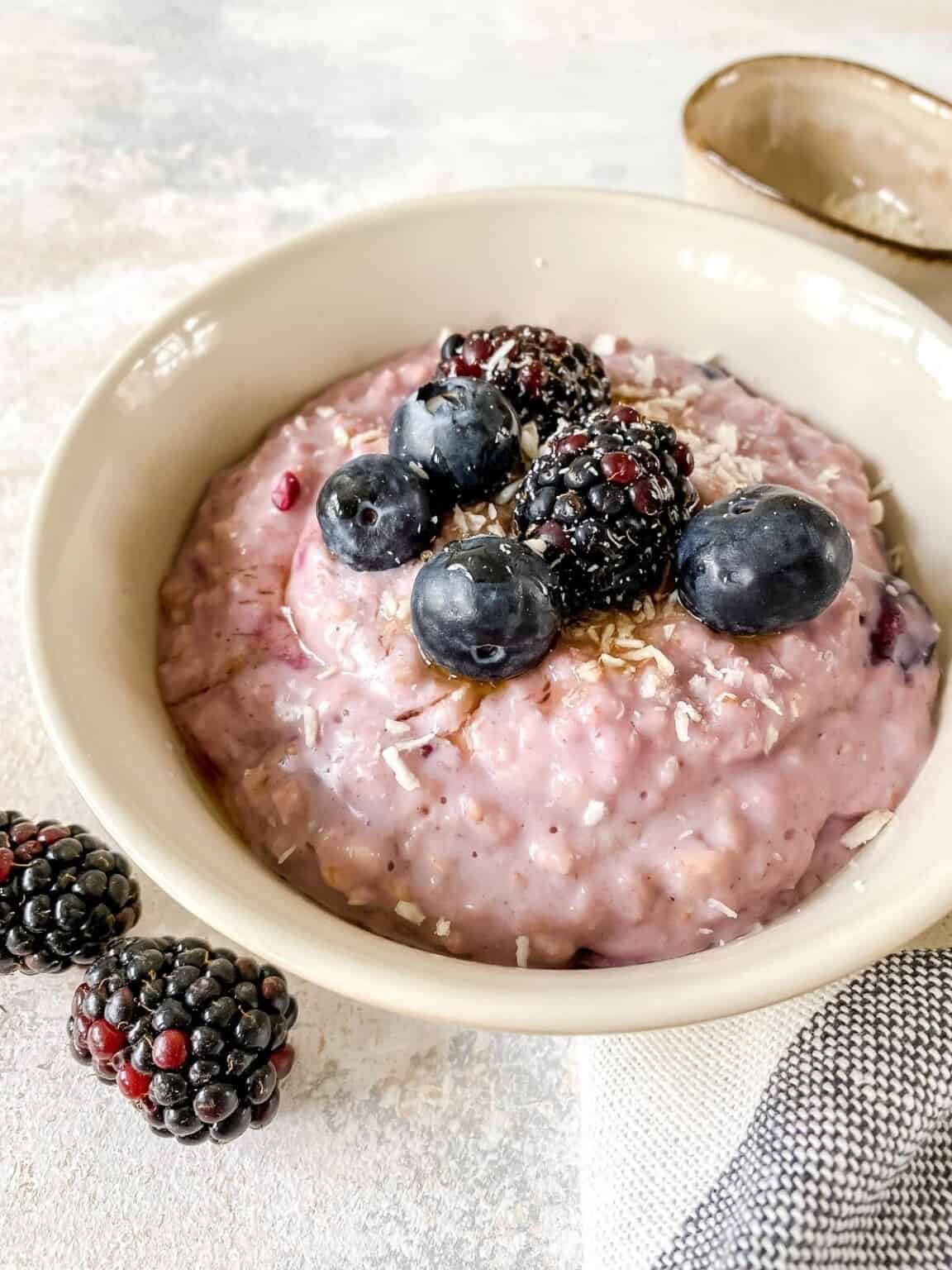 Berry Porridge - Through The Fibro Fog