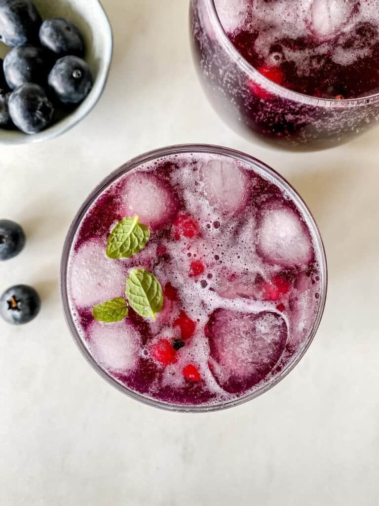 Blueberry Mocktail - Through The Fibro Fog