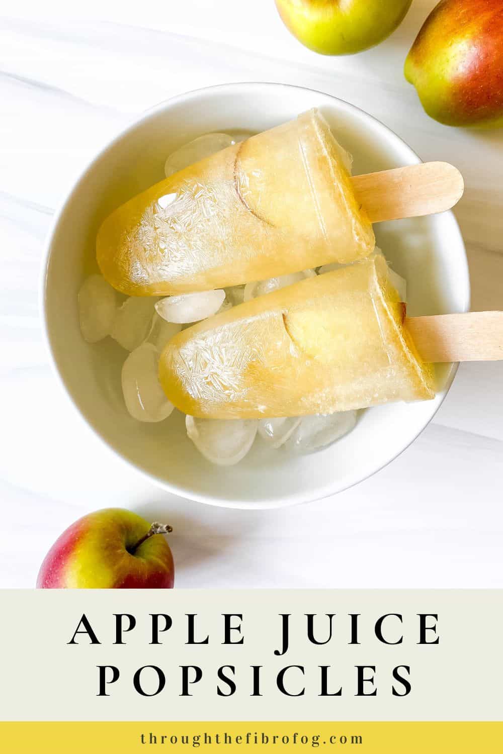 Apple Juice Popsicles - Through The Fibro Fog