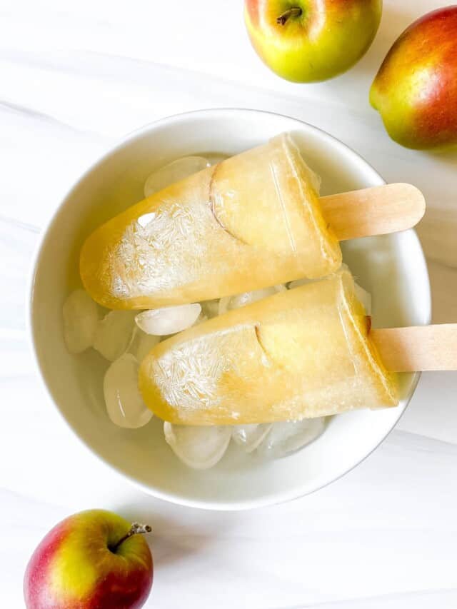 Apple Juice Popsicles - Through The Fibro Fog