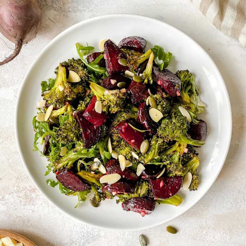Beetroot Broccoli Salad - Through The Fibro Fog