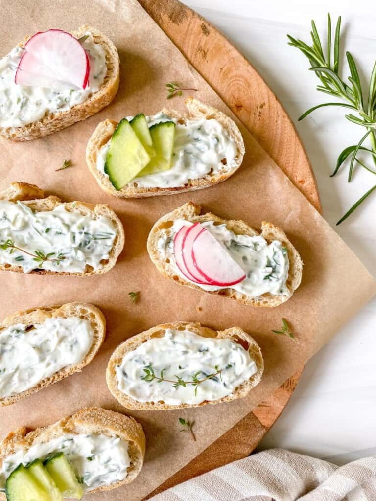Whipped Ricotta Crostini - Through The Fibro Fog