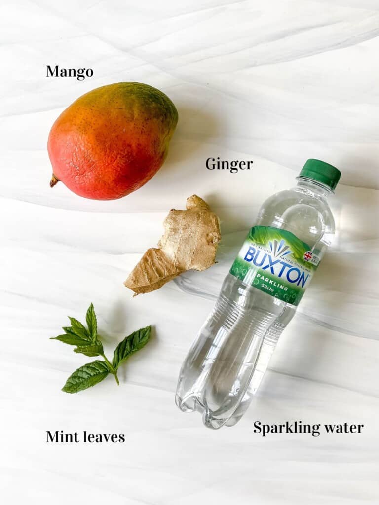 Mango Ginger Mocktail - Through The Fibro Fog