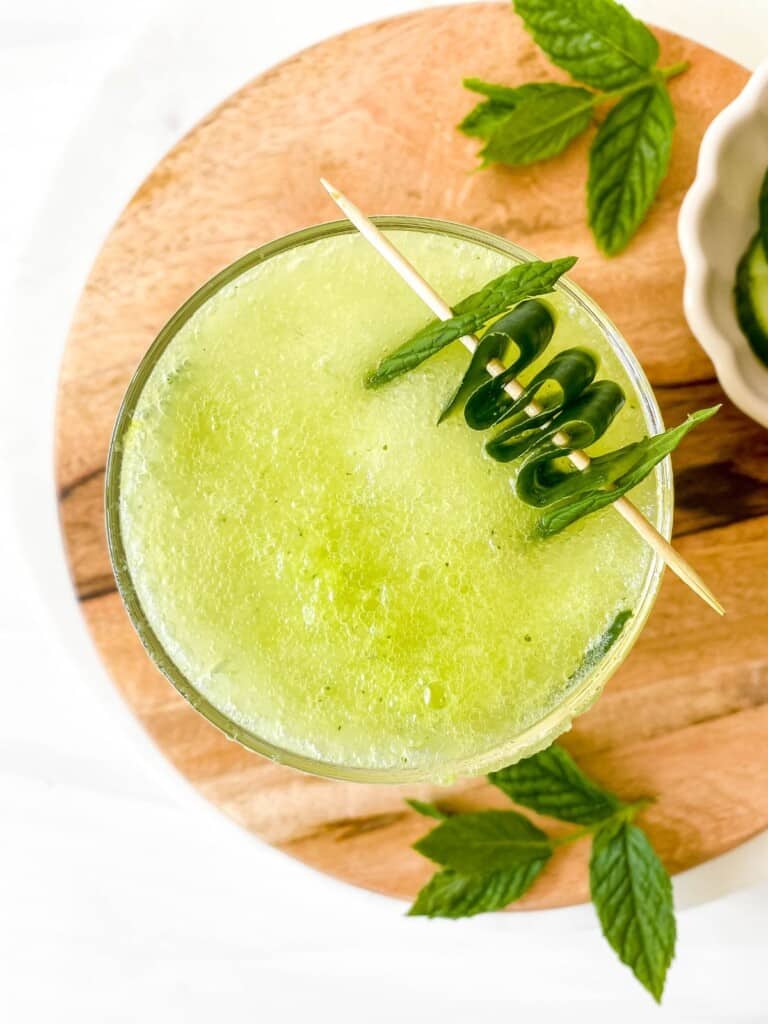 Cucumber Mint Mocktail - Through The Fibro Fog