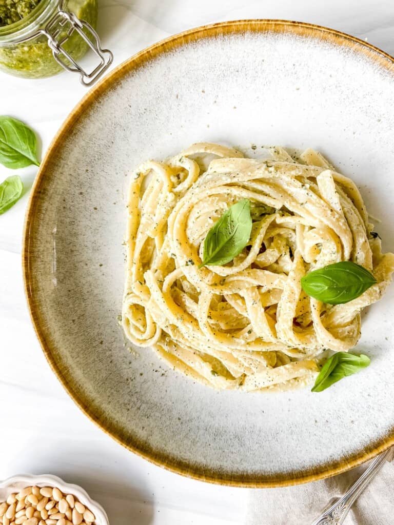 Ricotta Pesto Pasta - Through The Fibro Fog