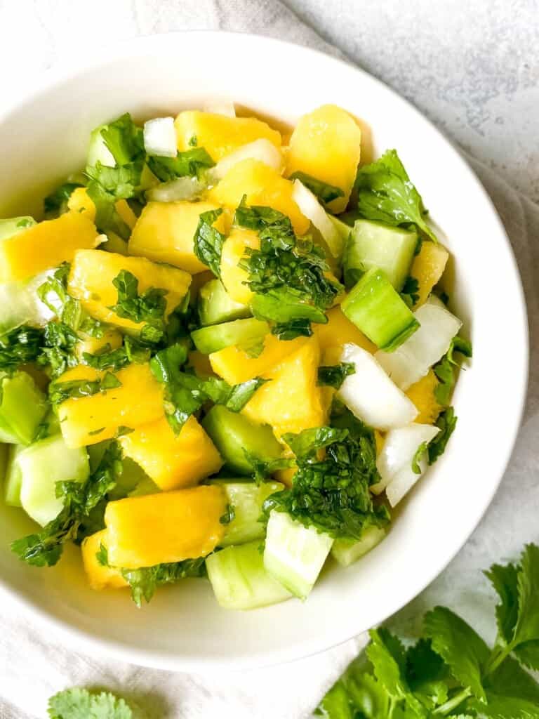 Mango Cucumber Salad - Through The Fibro Fog