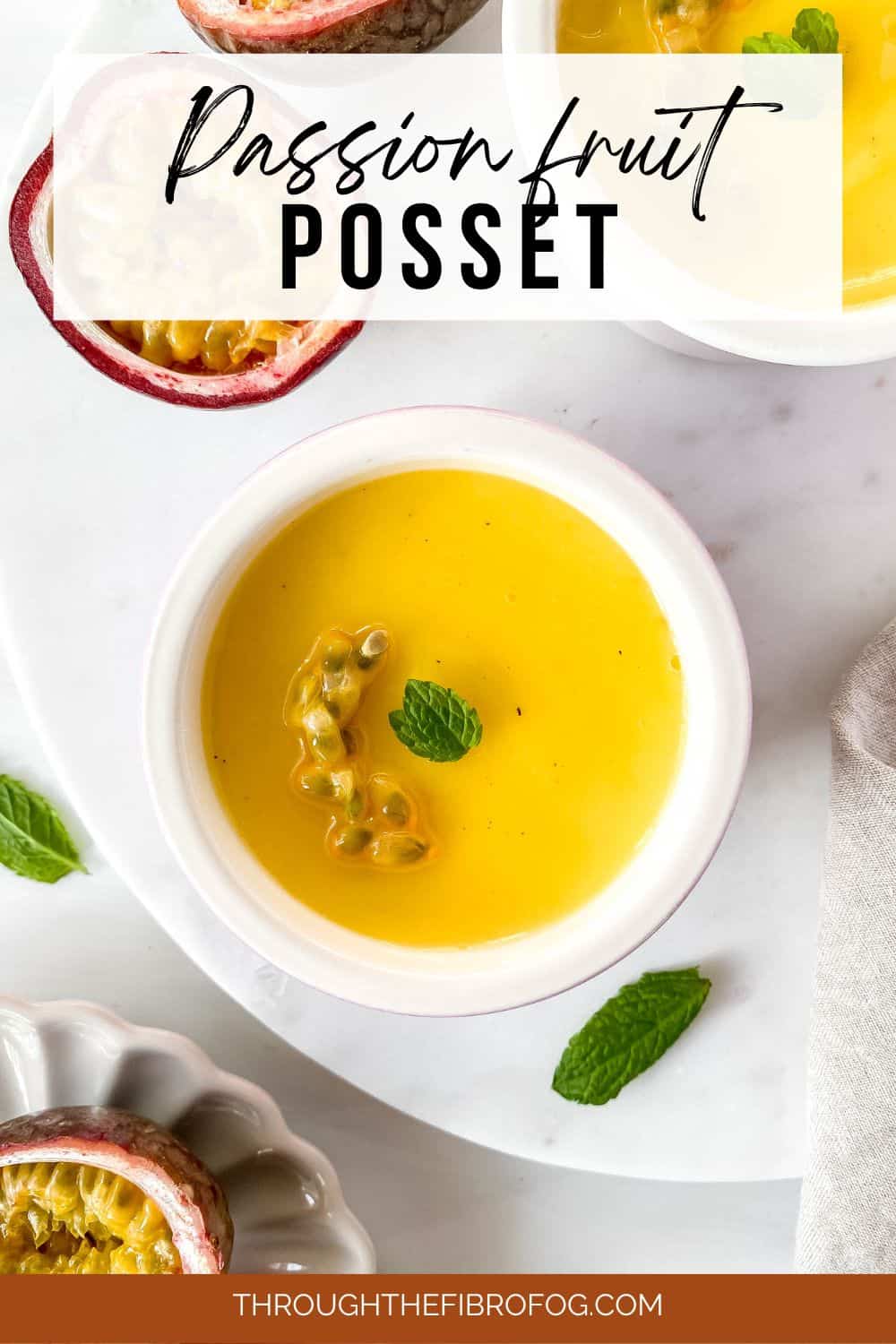 Passion Fruit Posset - Through The Fibro Fog