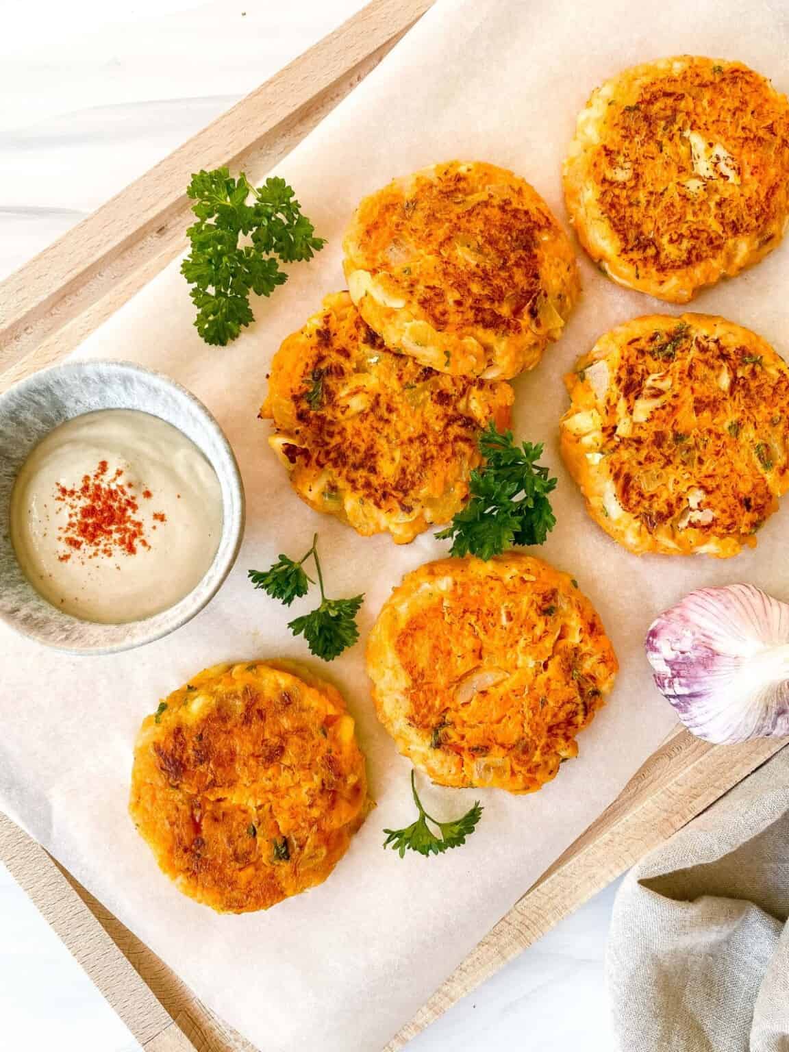 Cod and Sweet Potato Fish Cakes - Through The Fibro Fog