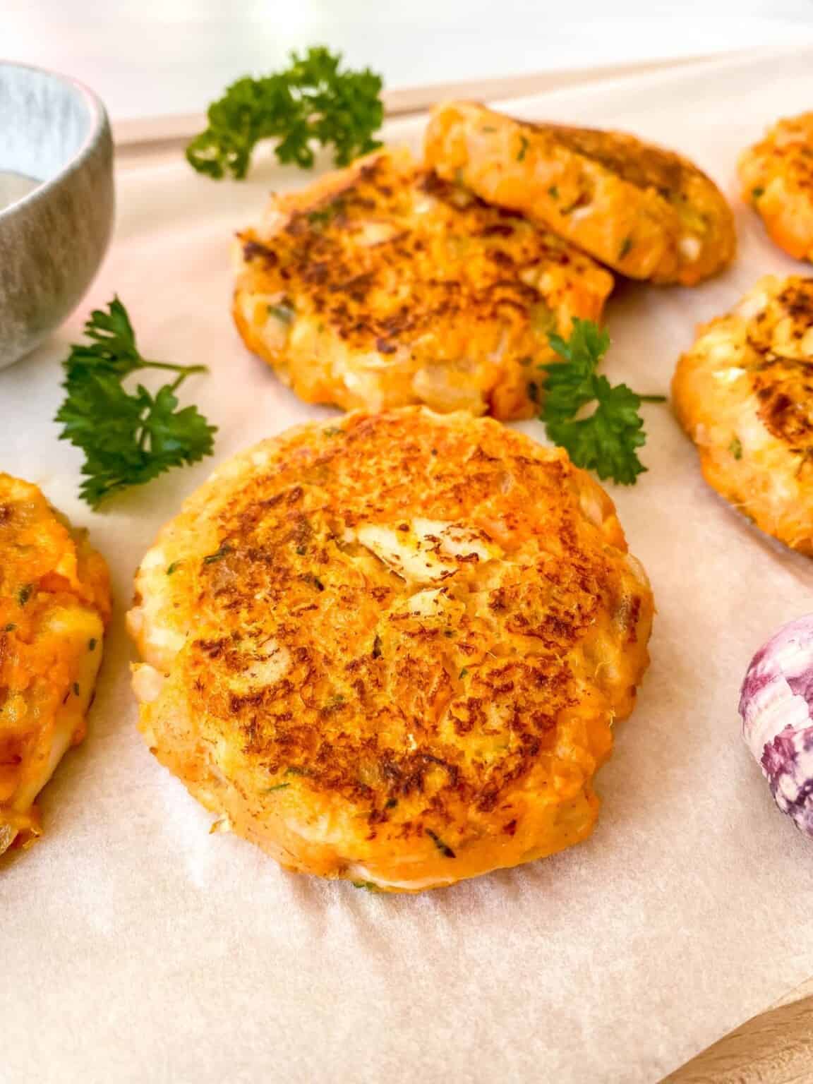 Cod and Sweet Potato Fish Cakes - Through The Fibro Fog