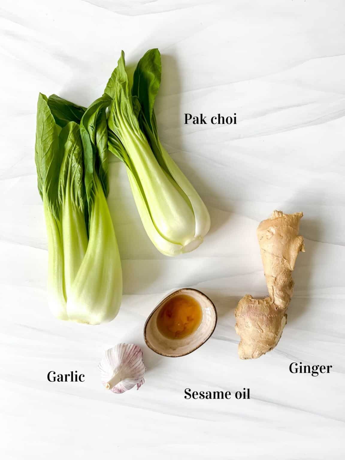 Steamed Pak Choi with Ginger Dressing - Through The Fibro Fog