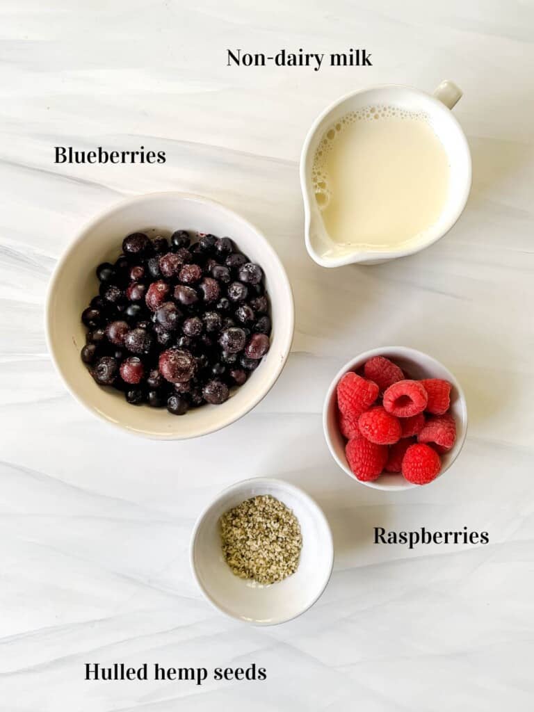 Blueberry and Raspberry Smoothie - Through The Fibro Fog