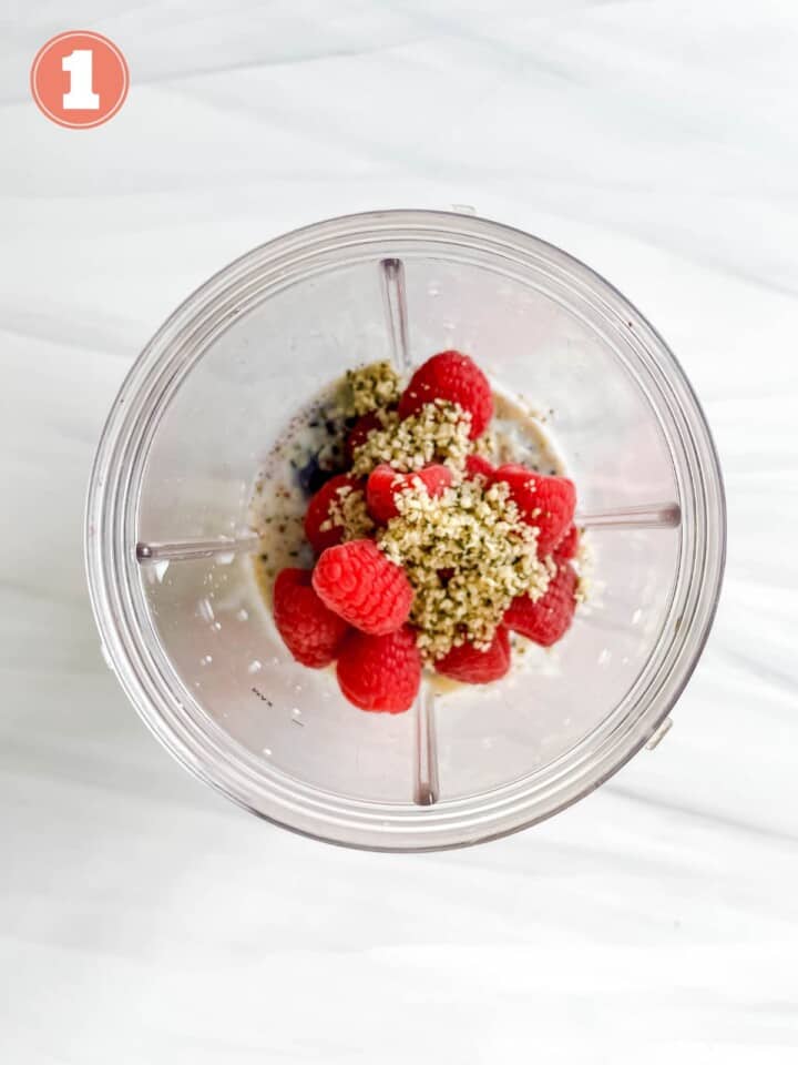 Blueberry and Raspberry Smoothie - Through The Fibro Fog