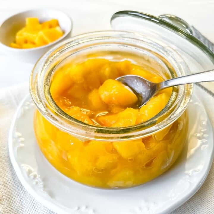 Easy Mango Compote - Through The Fibro Fog