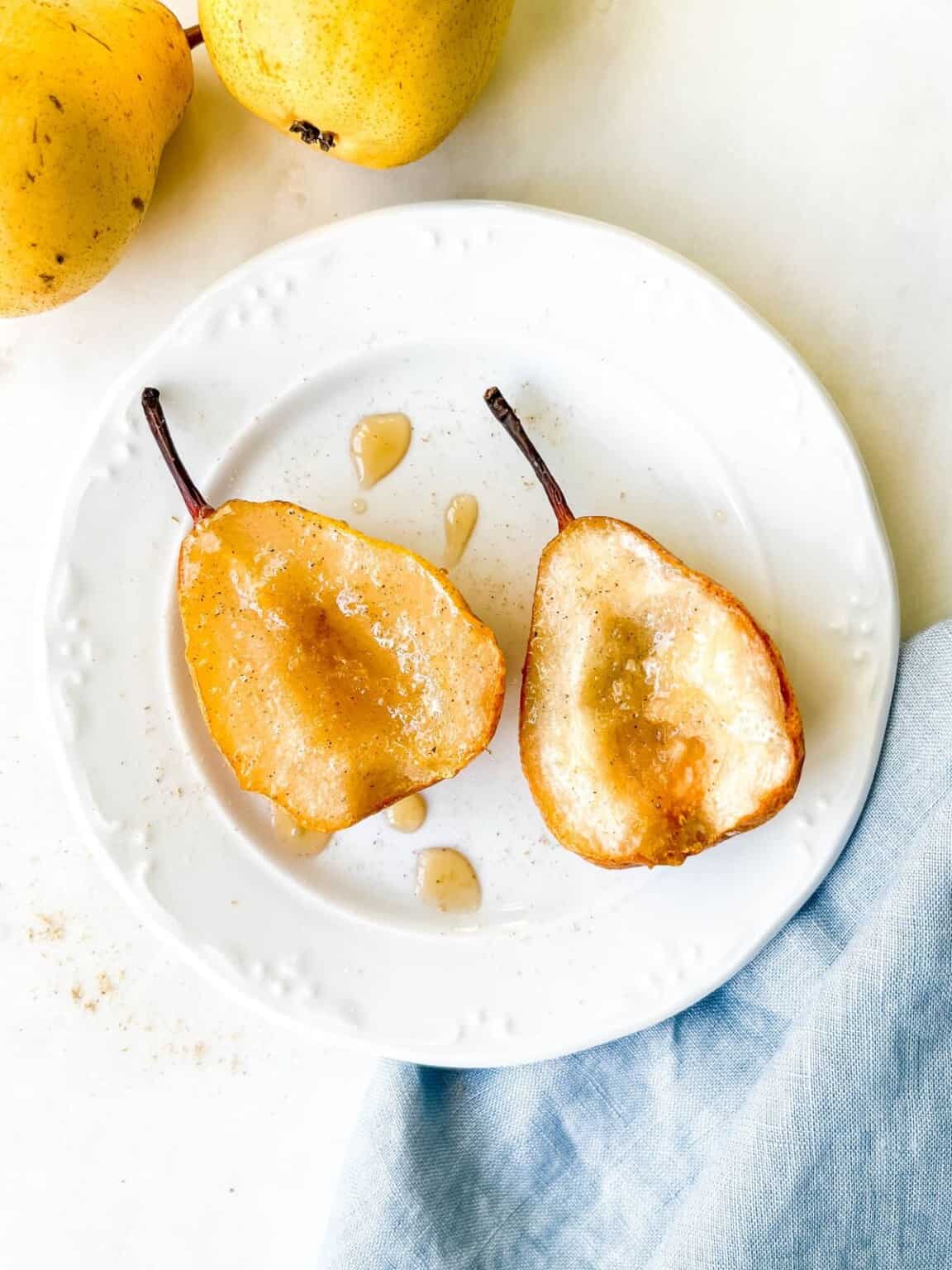 Easy Air Fryer Pears (Vegan) - Through The Fibro Fog