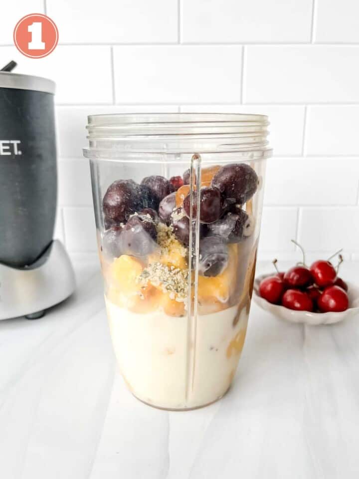 Mango Cherry Smoothie - Through The Fibro Fog