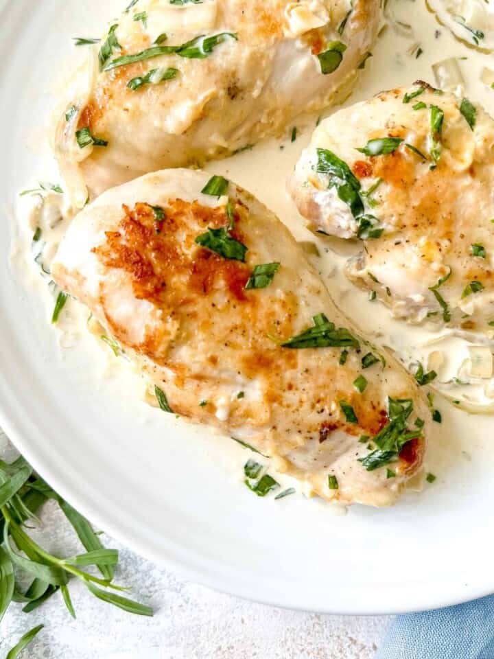 Creamy Tarragon Chicken - Through The Fibro Fog