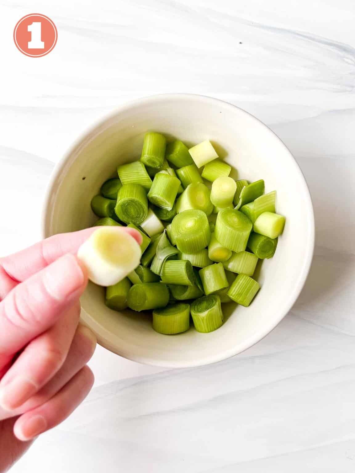 Air Fryer Leeks - Through The Fibro Fog