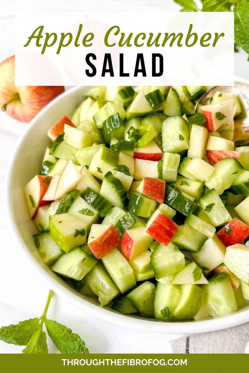 Apple and Cucumber Salad - Through The Fibro Fog