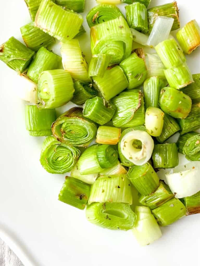 Air Fryer Leeks - Through The Fibro Fog