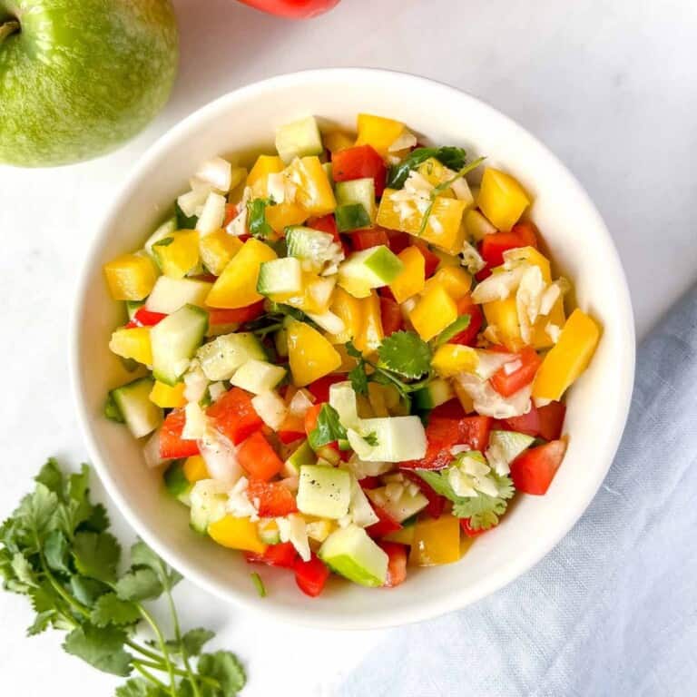 Bell Pepper Salsa (Tomato Free, Low Histamine) - Through The Fibro Fog