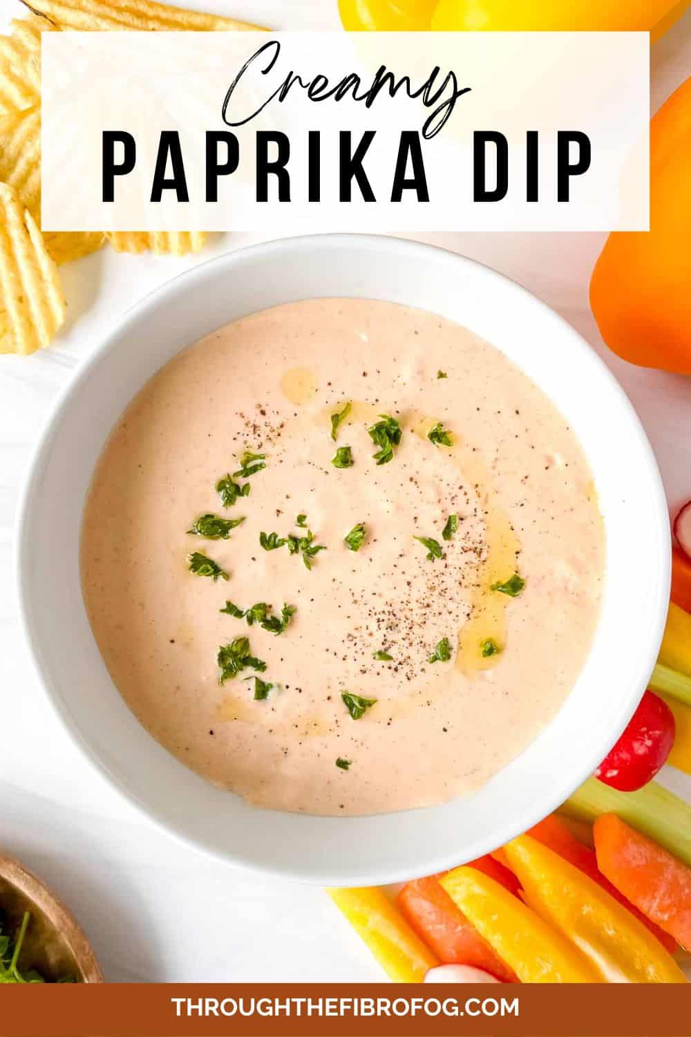 Creamy Paprika Dip - Through The Fibro Fog