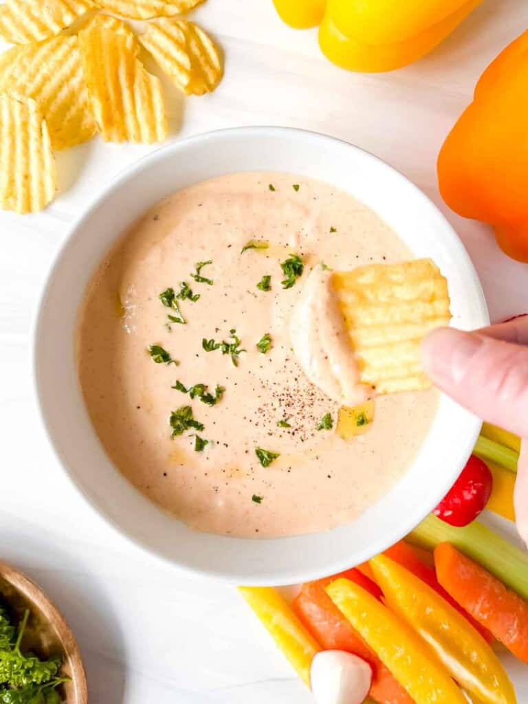 Creamy Paprika Dip - Through The Fibro Fog