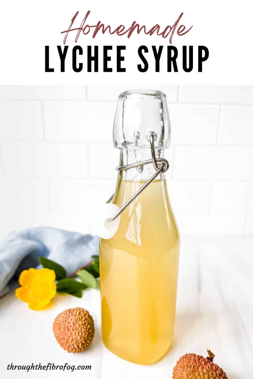 Easy Lychee Syrup (Homemade) - Through The Fibro Fog