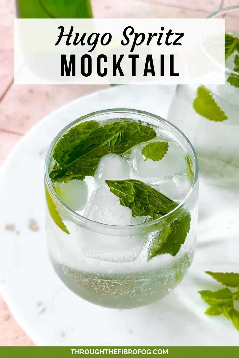 Hugo Spritz Mocktail - Through The Fibro Fog