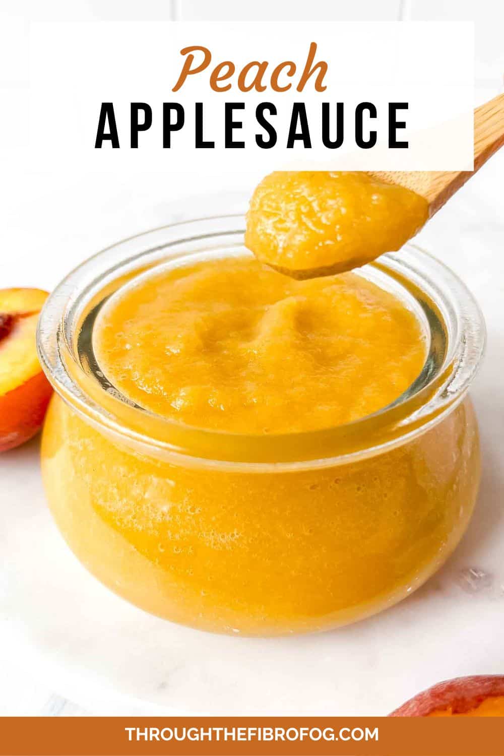 Peach Applesauce - Through The Fibro Fog