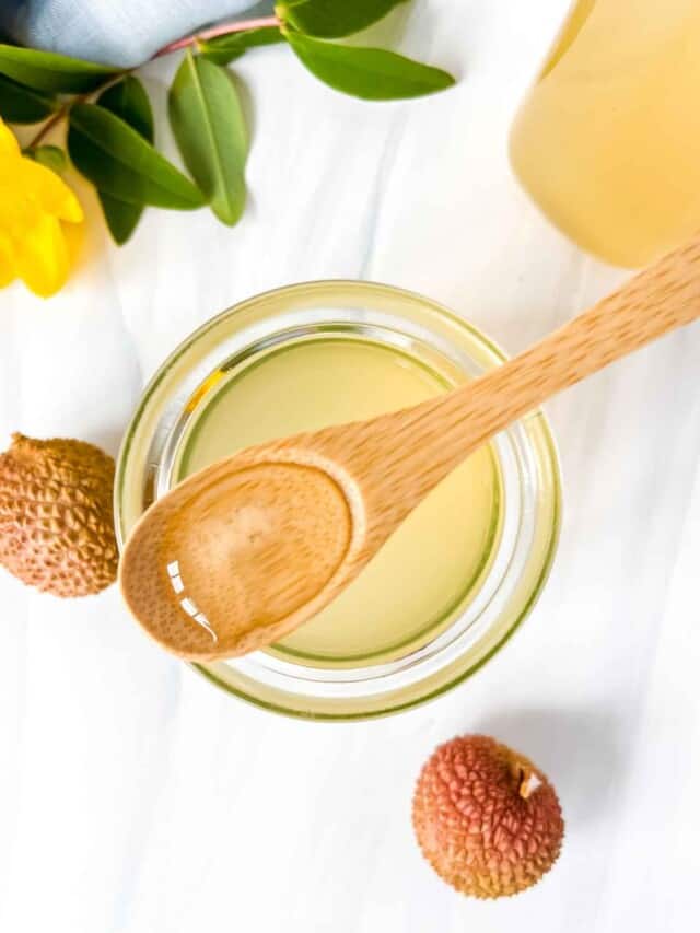 Easy Lychee Syrup (Homemade) - Through The Fibro Fog