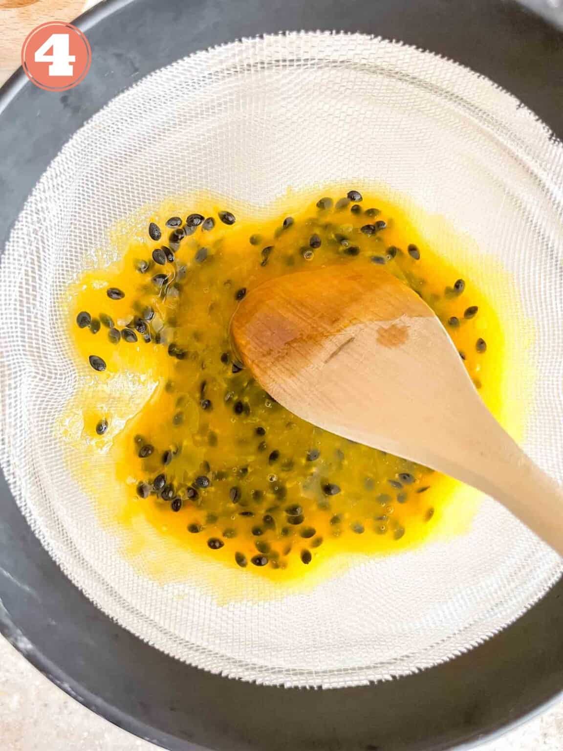 Simple Passion Fruit Coulis - Through The Fibro Fog