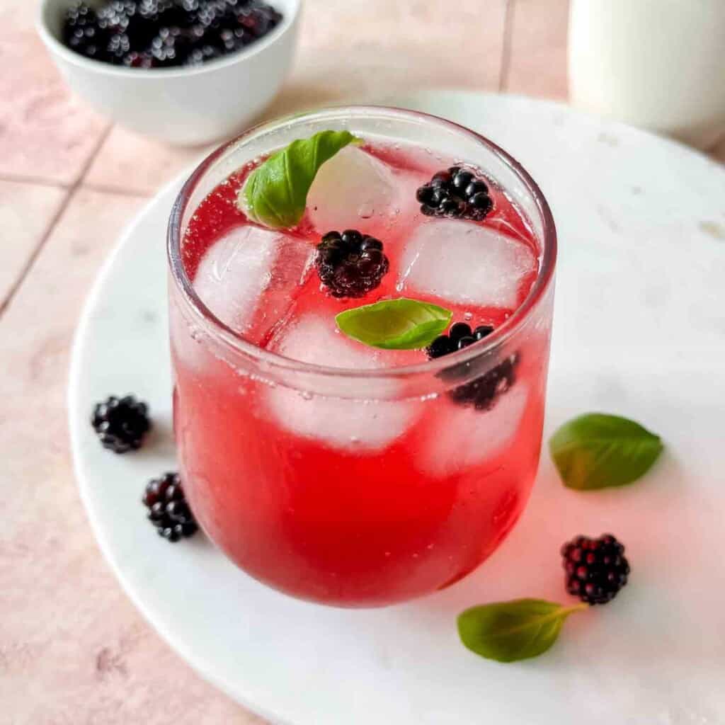 Sparkling Blackberry Mocktail - Through The Fibro Fog