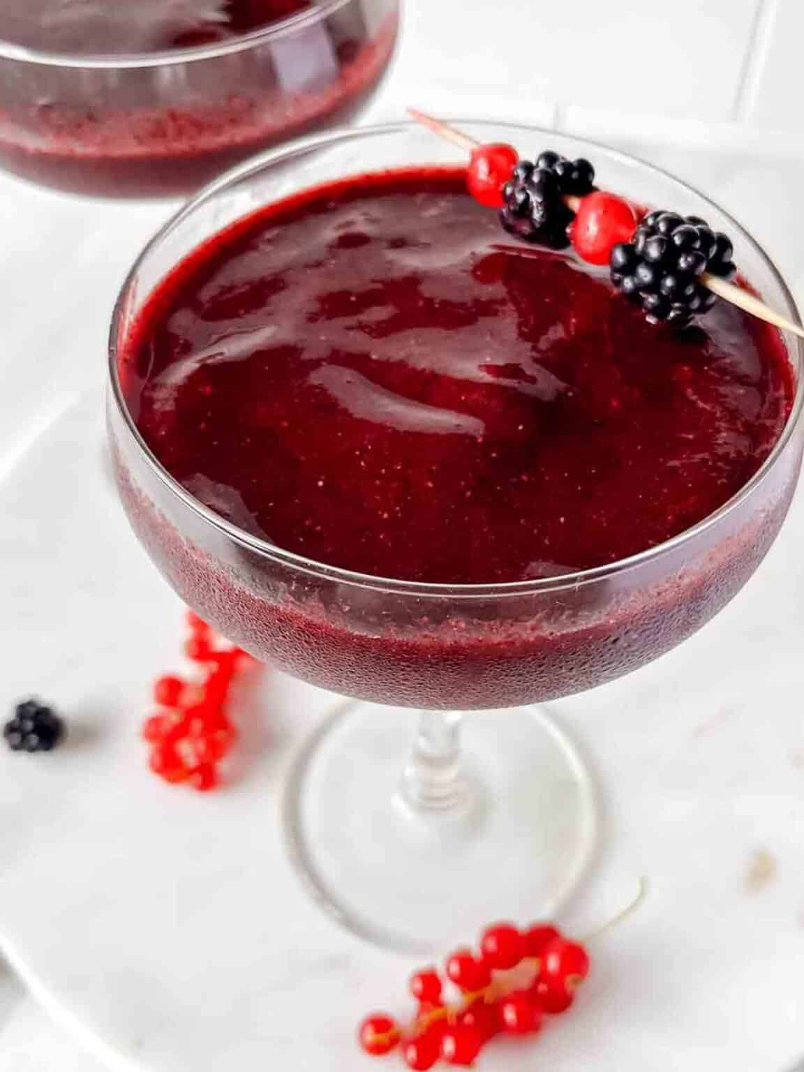 Frozen Berry Mocktail - Through The Fibro Fog