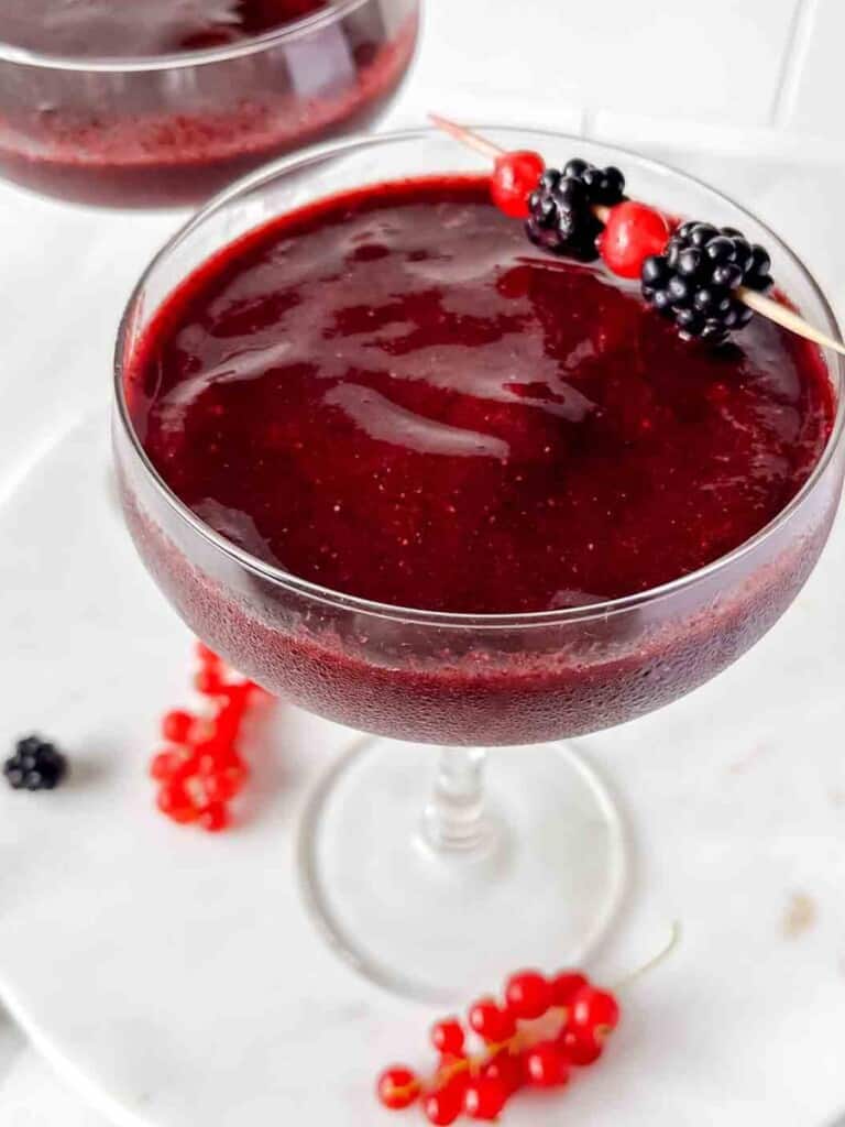 Frozen Berry Mocktail - Through The Fibro Fog