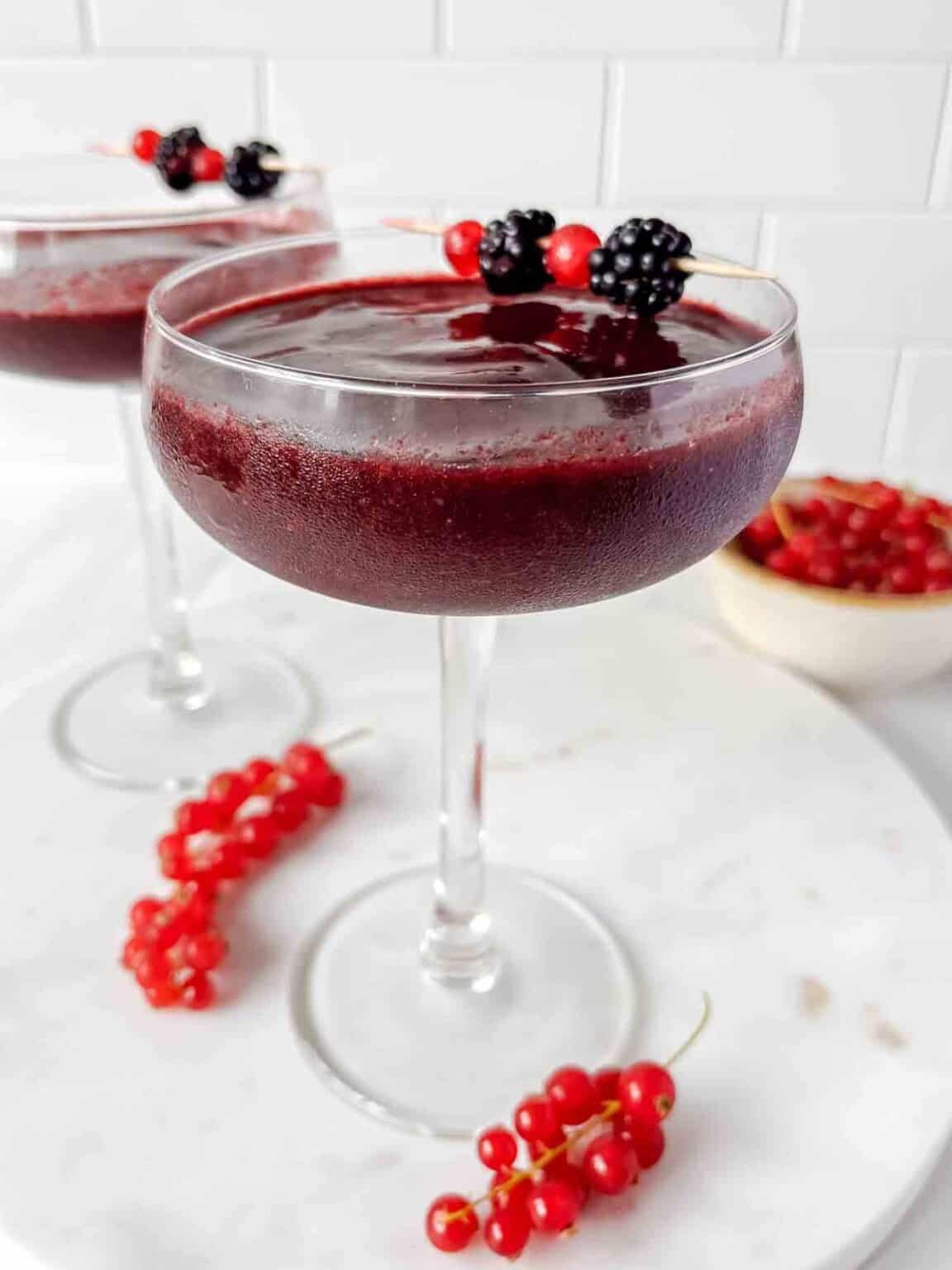Frozen Berry Mocktail - Through The Fibro Fog