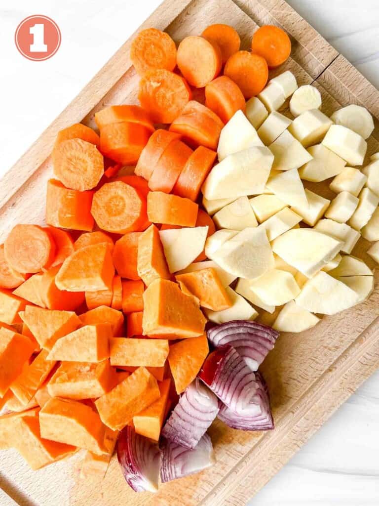 Air Fryer Root Vegetables - Through The Fibro Fog