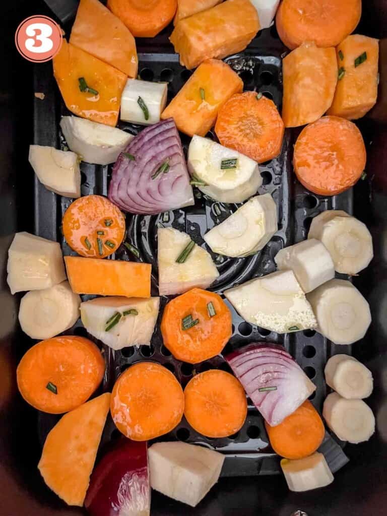 Air Fryer Root Vegetables Through The Fibro Fog