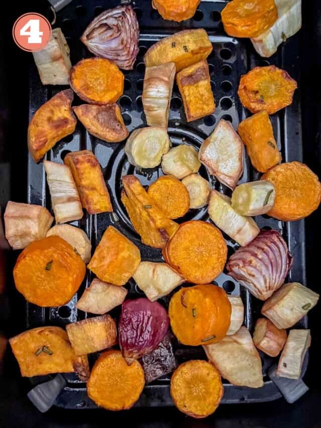 Air Fryer Root Vegetables Through The Fibro Fog