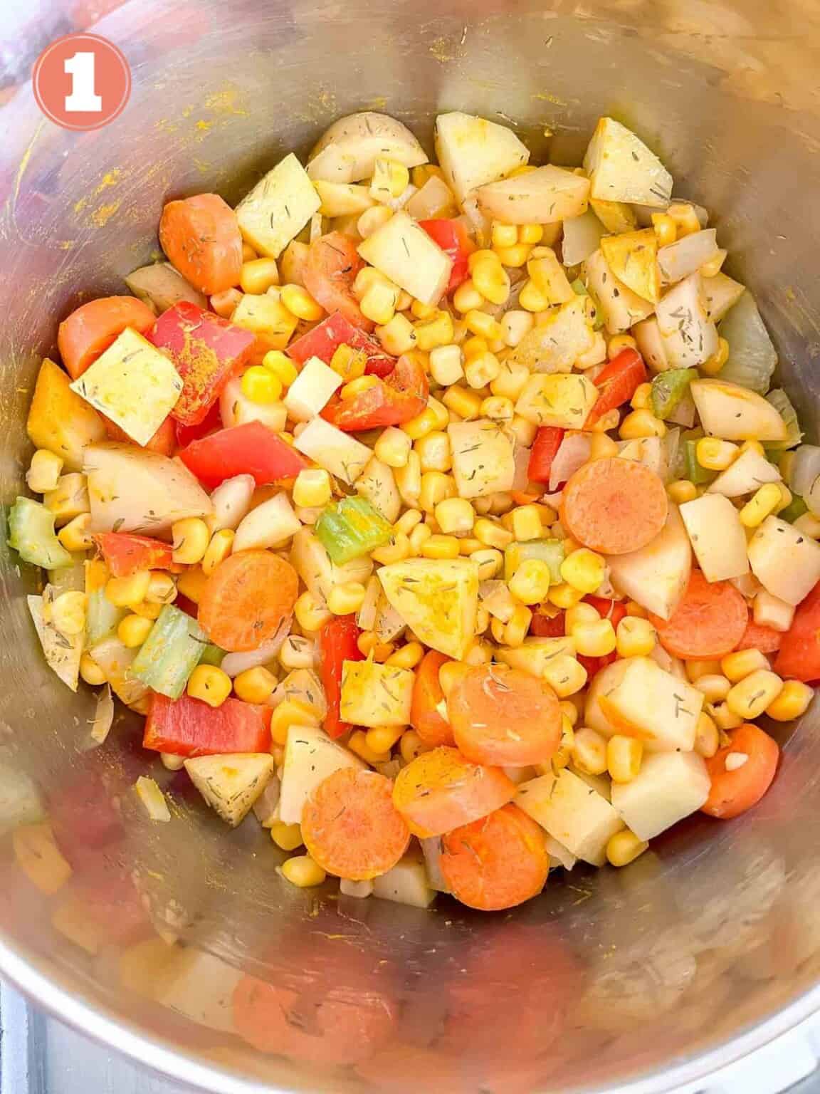 Corn Chowder without Cream (Dairy Free) - Through The Fibro Fog