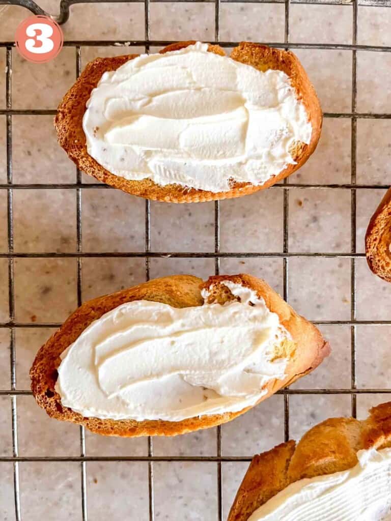 Christmas Cranberry Cream Cheese Crostini - Through The Fibro Fog