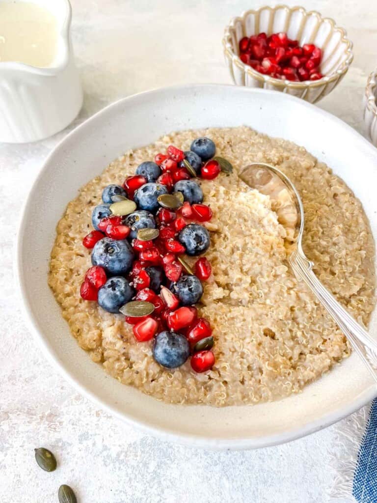 Quinoa Flake Porridge - Through The Fibro Fog